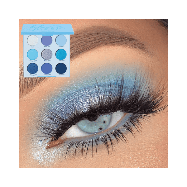 COLOURPOP PRESSED POWDER EYE SHADOW PALETTE (BLUE MOON) - Go Go Gorgeous